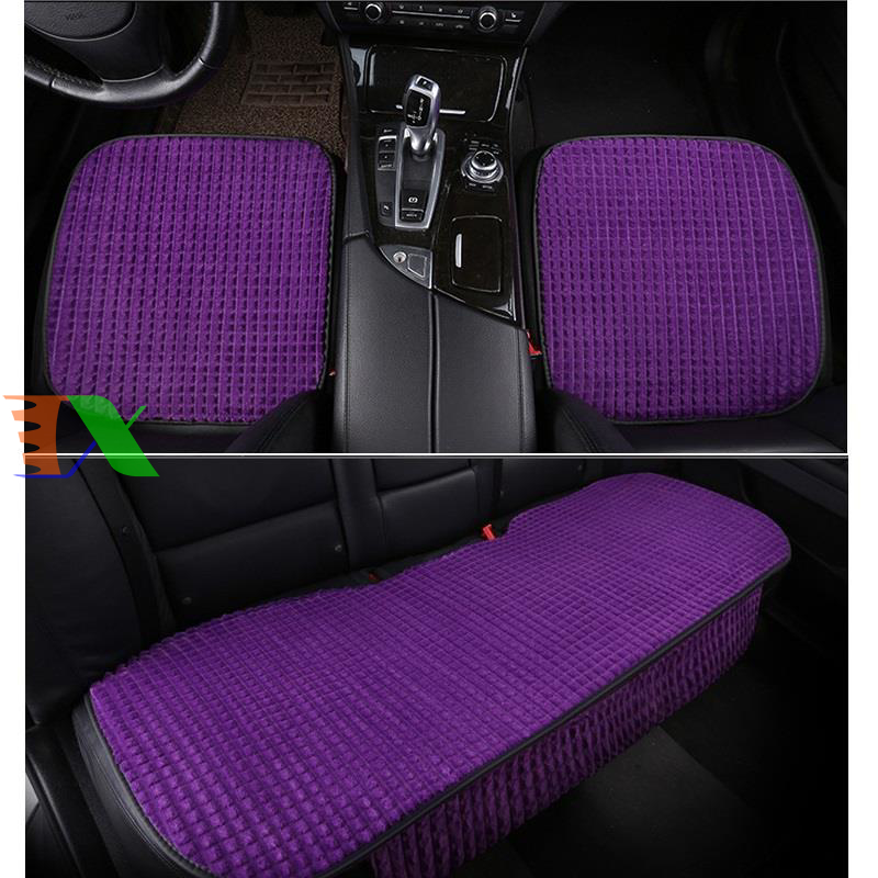 Bộ Lót ghế xe ô tô 5 chỗ D09, Đệm ghế xe hơi 4-5 chỗ, Miếng nệm lót nỉ ...