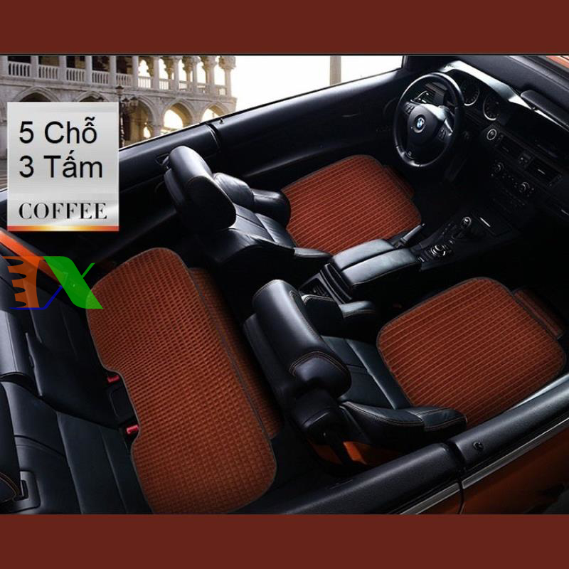 Bộ Lót ghế xe ô tô 5 chỗ D09, Đệm ghế xe hơi 4-5 chỗ, Miếng nệm lót nỉ ...